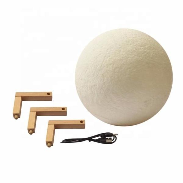 Quality Dimmable Touch Control Remote PLA 3D Printing Moon Lamp with 10000 Hours for sale