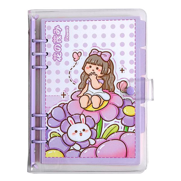 Quality A5 A6 PU Leather Loose-Leaf Book Loose Pages Textbook Notebook for sale