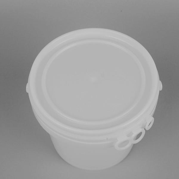 Quality 1L Clear Plastic Bucket with IML and Heat Transfer Printing for sale