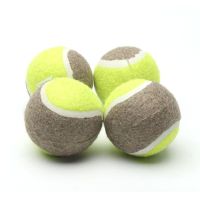 Quality Durable Indestructible Dog Tennis Ball Customized Size Environmental Friendly for sale