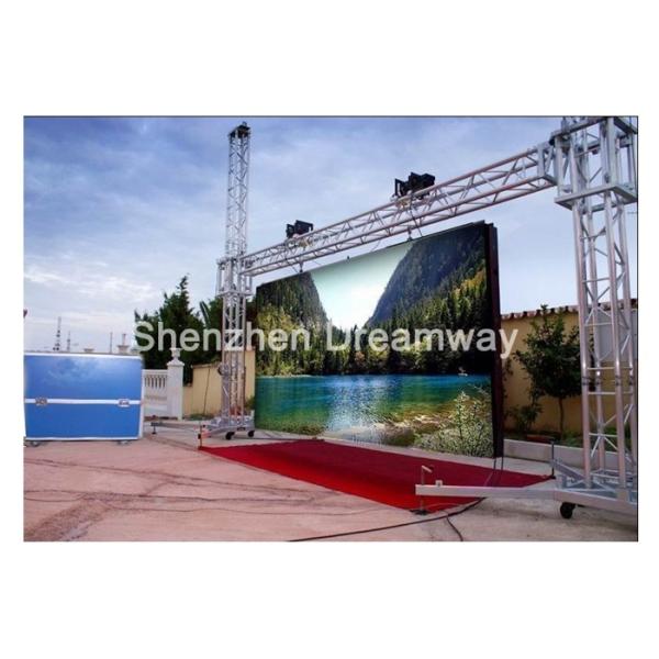 Quality 7500 nits P16 Outdoor LED Screen Rental with 1R1G1B Epistar LED Chip for sale