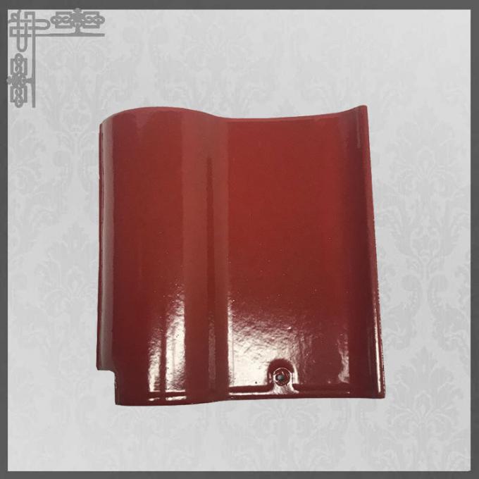 S Type Glossy Ceramic Roof Tiles House Glazed 220mm Grey Clay Roof Tiles 0
