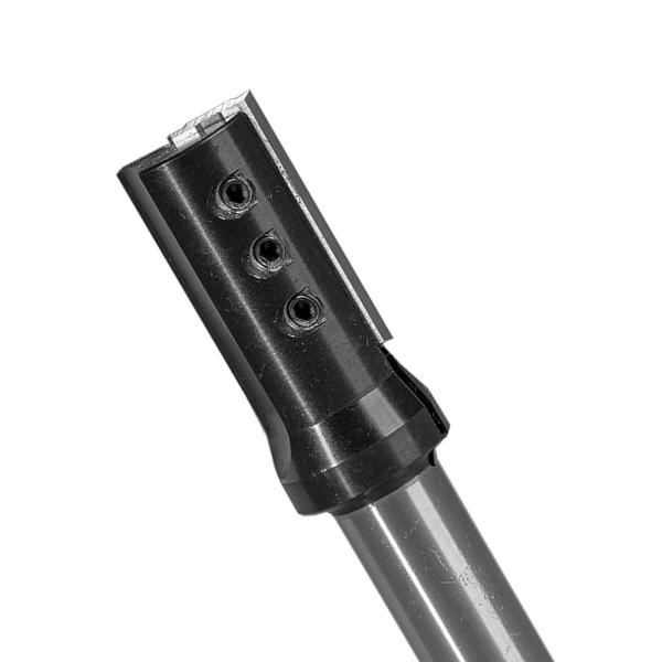 Quality Cutting Dia 8mm 22mm Straight Flute Router Bit With Double Sided Insert Blade for sale