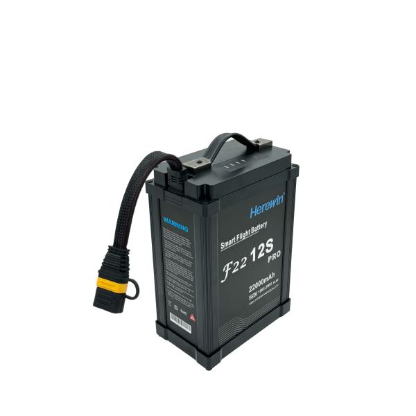 Quality 45.6V 25C Smart UAV Drone Battery Pack Herewin 12S 22000mAh for sale