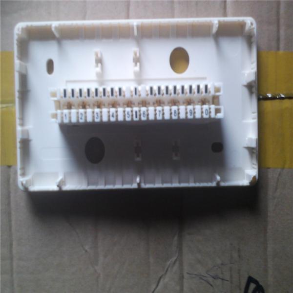 Quality White Cable Distribution Box 10 Pairs LSA Module Indoor Telephone Distribution for sale