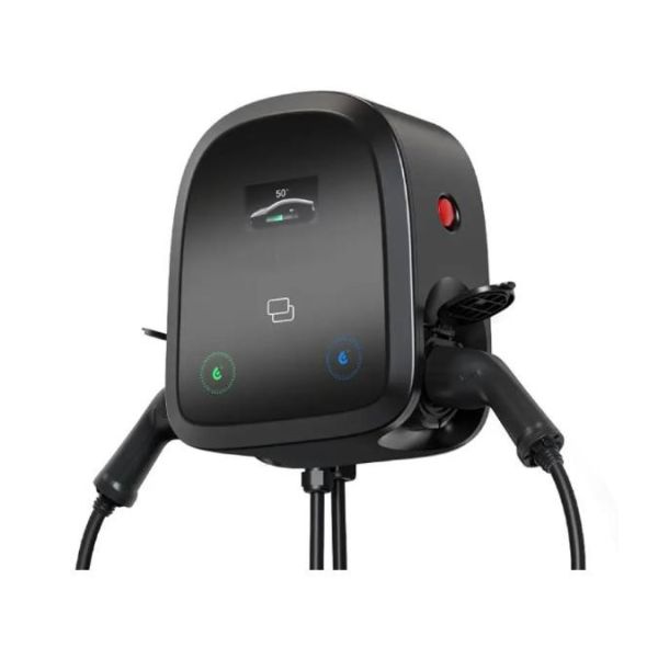 Quality Wall Mounted Solar Powered EV Charger 11kw 22kw 44kw With Mobile APP Control for sale