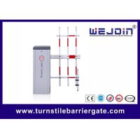 Quality Straight Boom 3~5s Rising Arm Barrier Gate 120W With Fence for sale