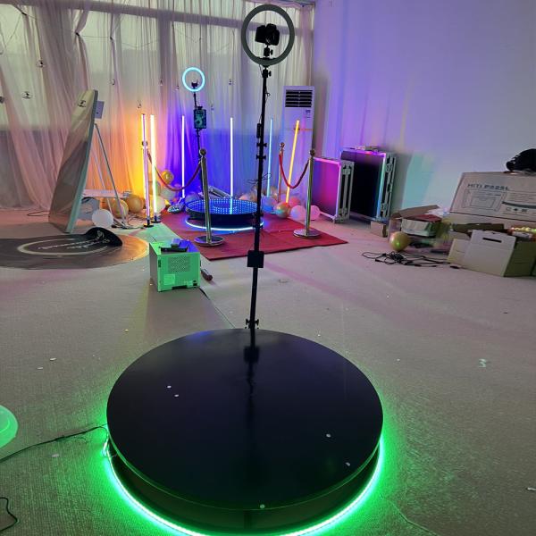 Quality Kids Spinning Remote Photo Booth 360 Degree Selfie For Birthday Party for sale