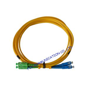 Quality High Durability SC / APC Fiber Optic Patch Cord with LSZH jacket Ceramic Ferrule for sale