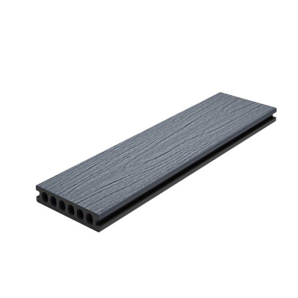Quality 6 Round Hole 138 X 23 Capped Composite Decking Brushing Recycled Plastic Decking for sale