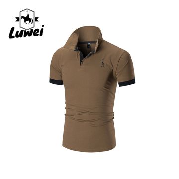 Quality Plus Size Cotton Polo T Shirts Muscle Collared Sublimation Fitted Soft Knit for sale