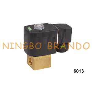 Quality 6013 A 1/8 FKM BR 2 Way NC Brass Solenoid Valve 1/8'' 24V DC for sale