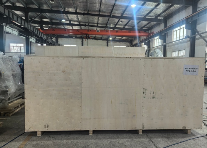 Packaging and shipping preparation for granule packing machine