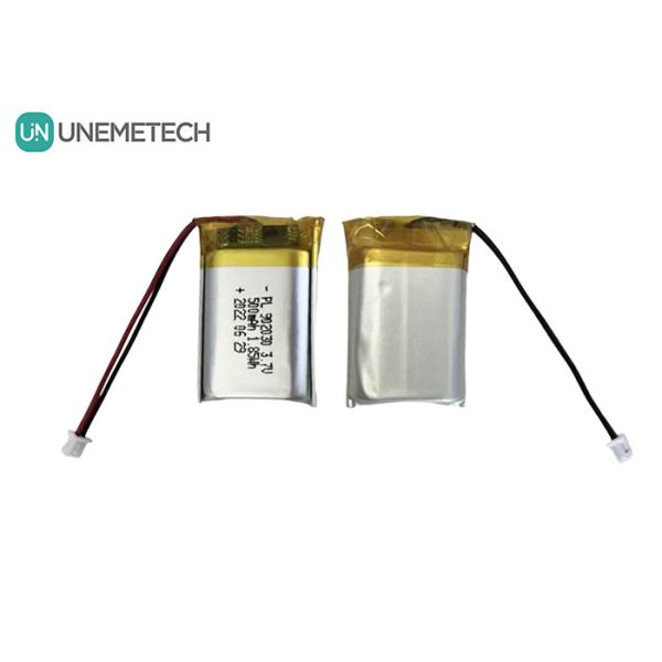Quality 3.7V 500mAh Lithium Polymer Rechargeable Battery 902030 for Wearable Devices for sale