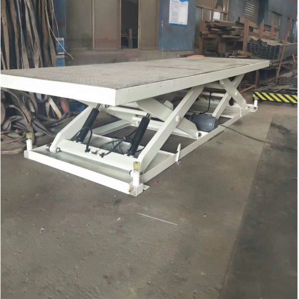Quality 3Tons Double Scissor Hydraulic Lift Table Or Long Size Lift Table 1.6m Lifting Height. for sale