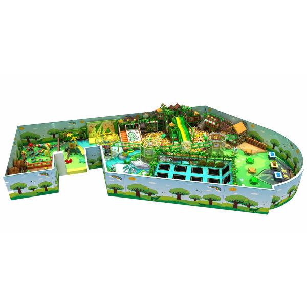 Quality Business Interactive Commercial Indoor Playground Equipment Jungle Theme for sale