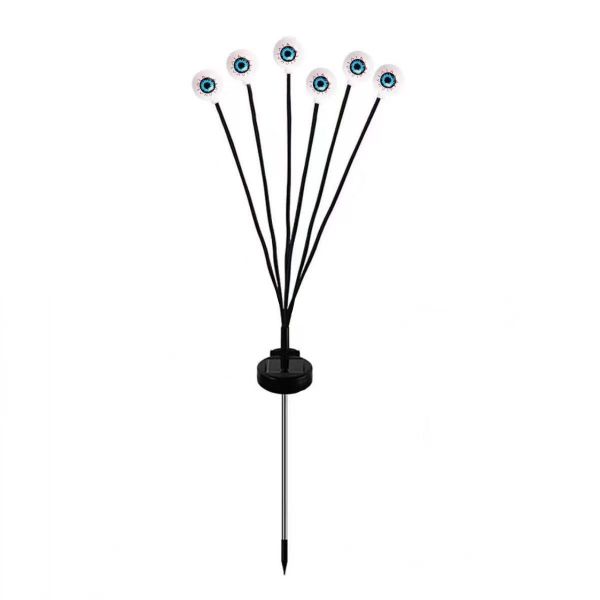 Quality Outdoor Garden Glow LED Solar Eyeball Light for Halloween Christmas Decorative String for sale
