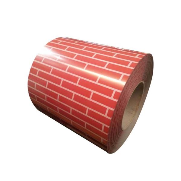 Quality Brick Pattern PPGI Prepainted Galvanized Steel Coil for sale