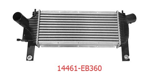 Quality OE NO. 14461-EB360 Intercooler for Navara D40 Improve Your Engine's Cooling for sale