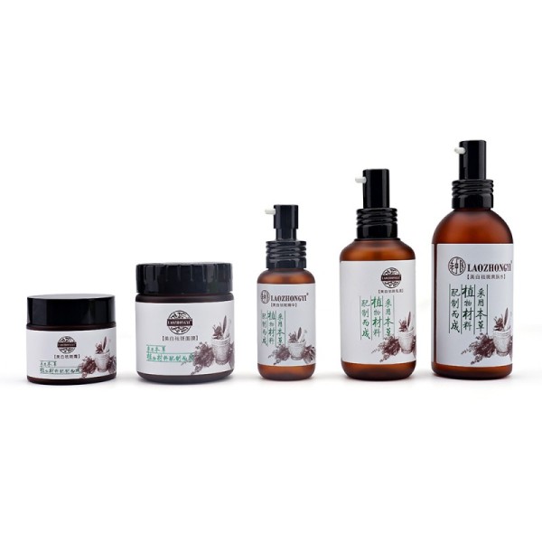 Quality OEM ODM Amber Cosmetic Plastic Bottles 50/80/100/120ml Customizable PET Bottle for Skincare Packaging for sale