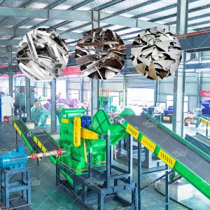 Quality Hydraulic Scrap Radiator Scrap Car Bicycle Shredder Waste Steel Iron Scrap for sale
