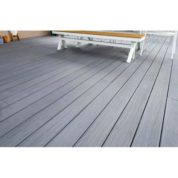 Quality 150mm*25mm Customized WPC Solid Decking for Environmental-Friendly Flooring for sale