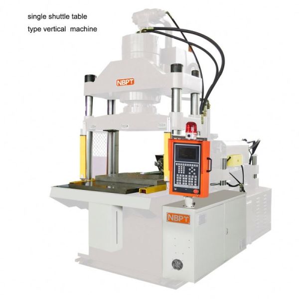 Quality VERTICAL single type vertical shuttle table plastic injection molding machine for sale