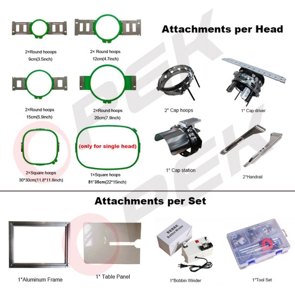 Quality 60*60cm Worktable Size Computerized Embroidery Machine for Flat Cap Hat T-shirt for sale