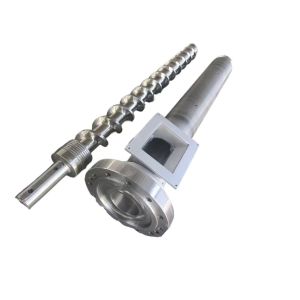 Quality Bimetallic Screw Cylinder Squeezer Screw Barrel Single Extrusion Screw Barrel for sale