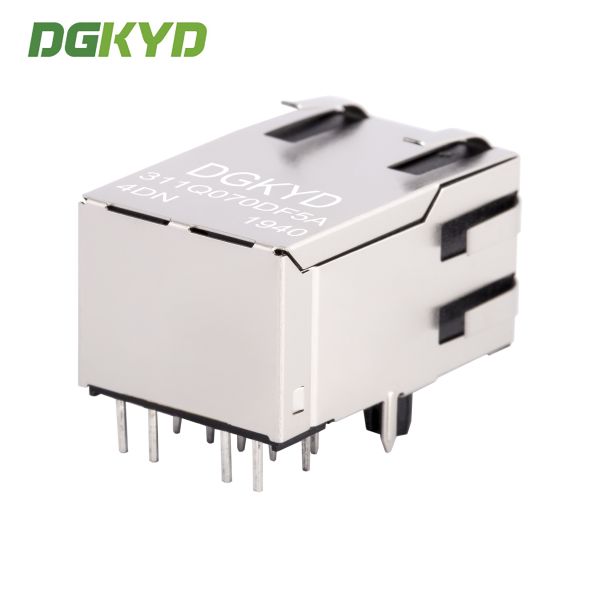 Quality 25.4mm Integrated Ethernet RJ45 Connector 1000Mb Transformer Rj45 Jack Cat6 With for sale