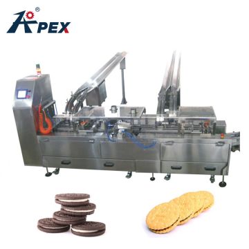 Quality Good Price Biscuit Cream Sandwiching Machine 3 To 8mm Biscuit Thickness for sale