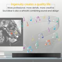 China Universal 2.0 Channel Bluetooth Soundbar Speaker With Optical Inputs factory