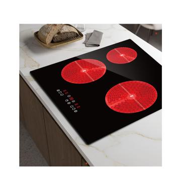 Quality Impact Resistant Touch Control Ceramic Hob Stove 5200W Countertop Hidden for sale