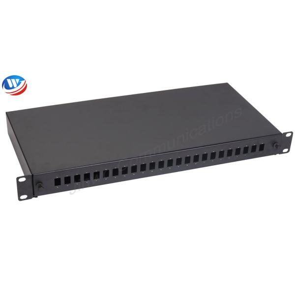 Quality 19in Fiber Optic Patch Panel 12 Port 24 Core SC Adapter 1U Draw Type for sale