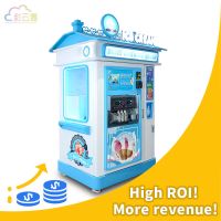 Quality Shopping Mall Ice Cream Vending Machine Commercial L126*W100*H266cm Size for sale