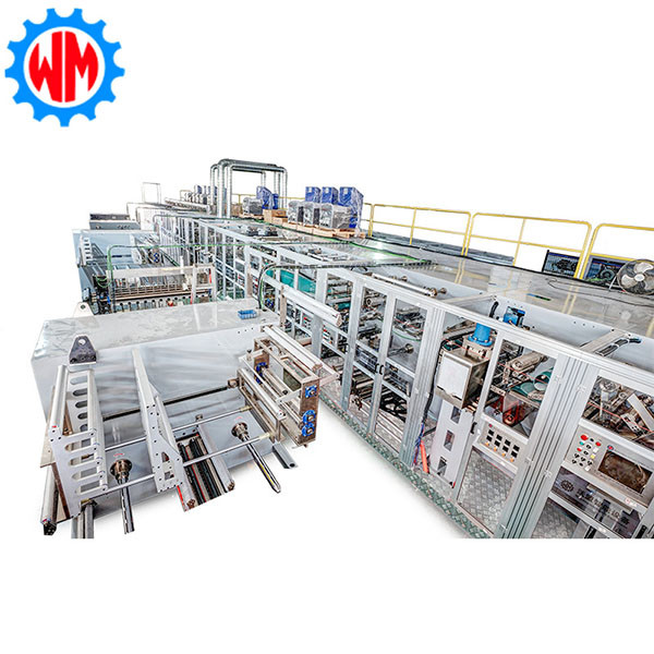 Quality Full Servo Pull Up T-Shape Diaper Manufacturing Plant Customized With CE for sale