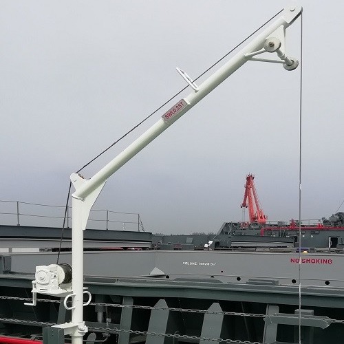 Quality 0.2–0.8T Movable Garbage Davit | Ship Deck Cargo Hold Lifting Equipment for sale