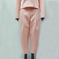 Quality Size 40 Polyester Satin Bonded Ladies Capri Pants for sale