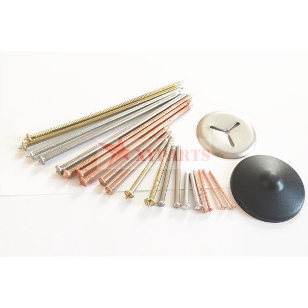 Quality Copper Zinc Coated Metal Soft CD Weld Pins for sale