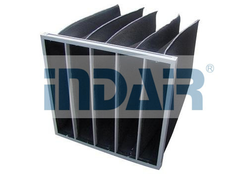 Quality Cardboard Frame Pleated Air Filters Low Pressure Drop High Air Flow Rate for sale