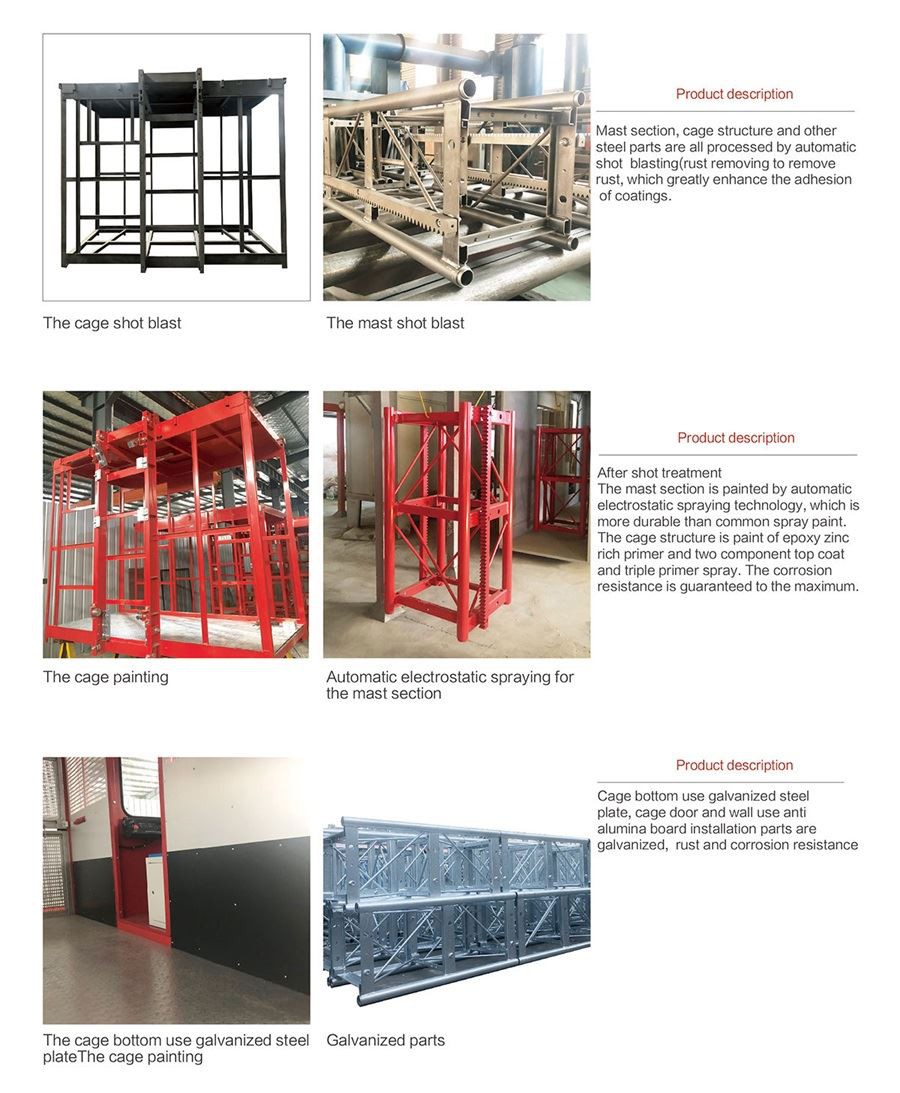 mast section production process