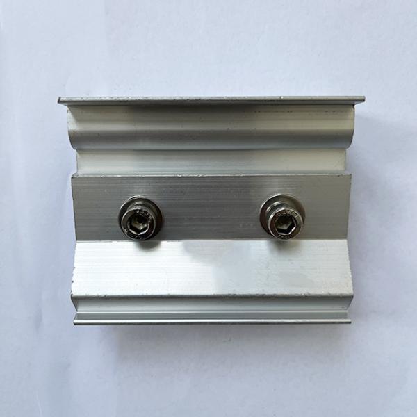 Quality Customized PV Module Clamps Weather Resistance Silver PV Mounting Clamps for sale