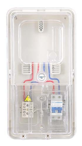 Quality Digital Polycarbonate Meter Box / Power Meter Box Cover 1 Way External Usage for sale