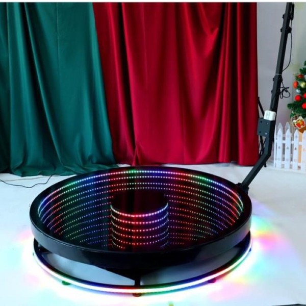 Quality Event Spin LED 360 Photo Booth Portable 32 Inch 39 Inch 45 Inch For Wedding for sale
