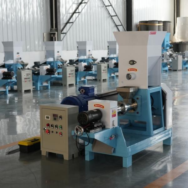 Quality Mini Floating Fish Feed Pellet Extruder Machine 15kw for sale