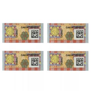 Quality Adhesive Custom Printing Sticker Mozambique Tobacco Tax Stamp Duty for sale