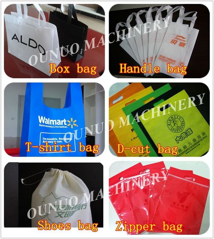 High Output Handbag Making Machine Non Woven Carry Bag Making Machine 12 Sets Ultrasonic