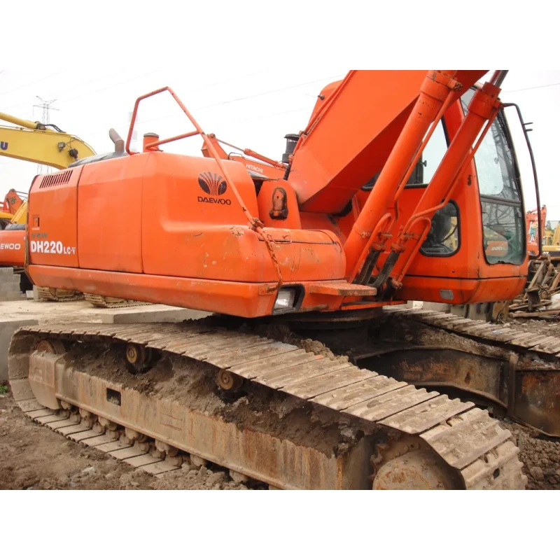 Used Crawler Excavator Daewoo Dh220 Secondhand Backhoe Hydraulic Digger with Quality