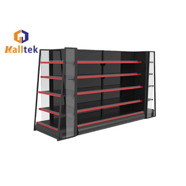 Quality Professional Design Supermarket Gondola Shelving , Gondola Display Stands for sale