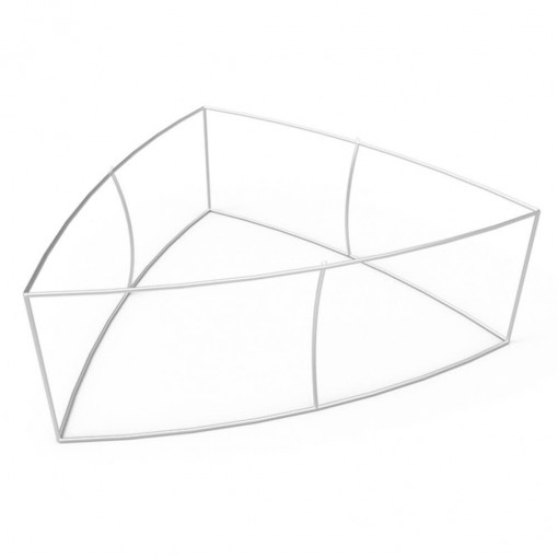 Quality Triangle Shape Ceiling Sign Hanging Hardware Tension Fabric Hanging Signs for sale